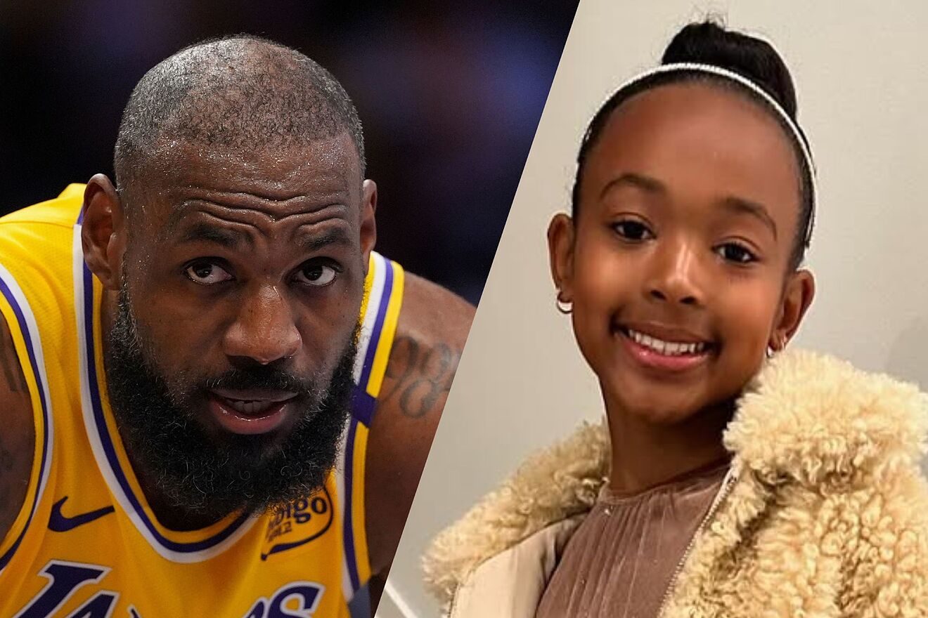LeBron James scared Zhuri with the family's New Year's Eve dinner even ...