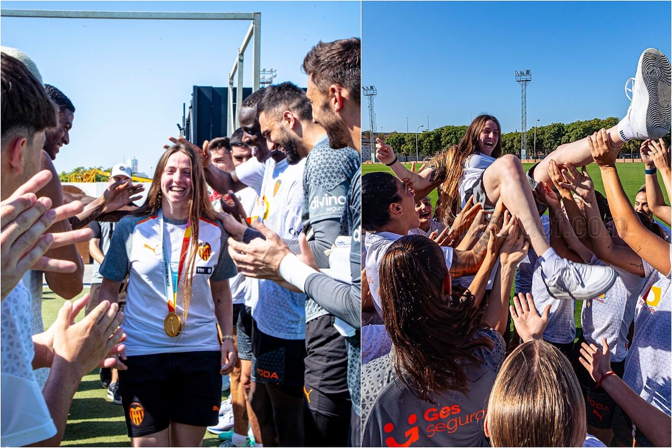Valencia CF: Homenaje a la campeona del mundo Enith Salón en el ...