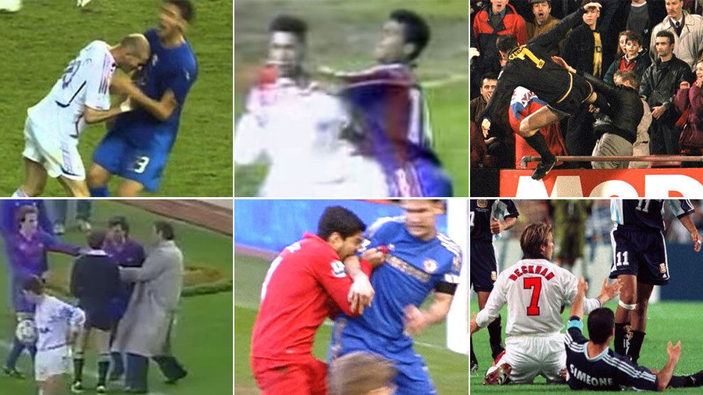 When elite players lose their temper: Headbutts, bites, punches and ...