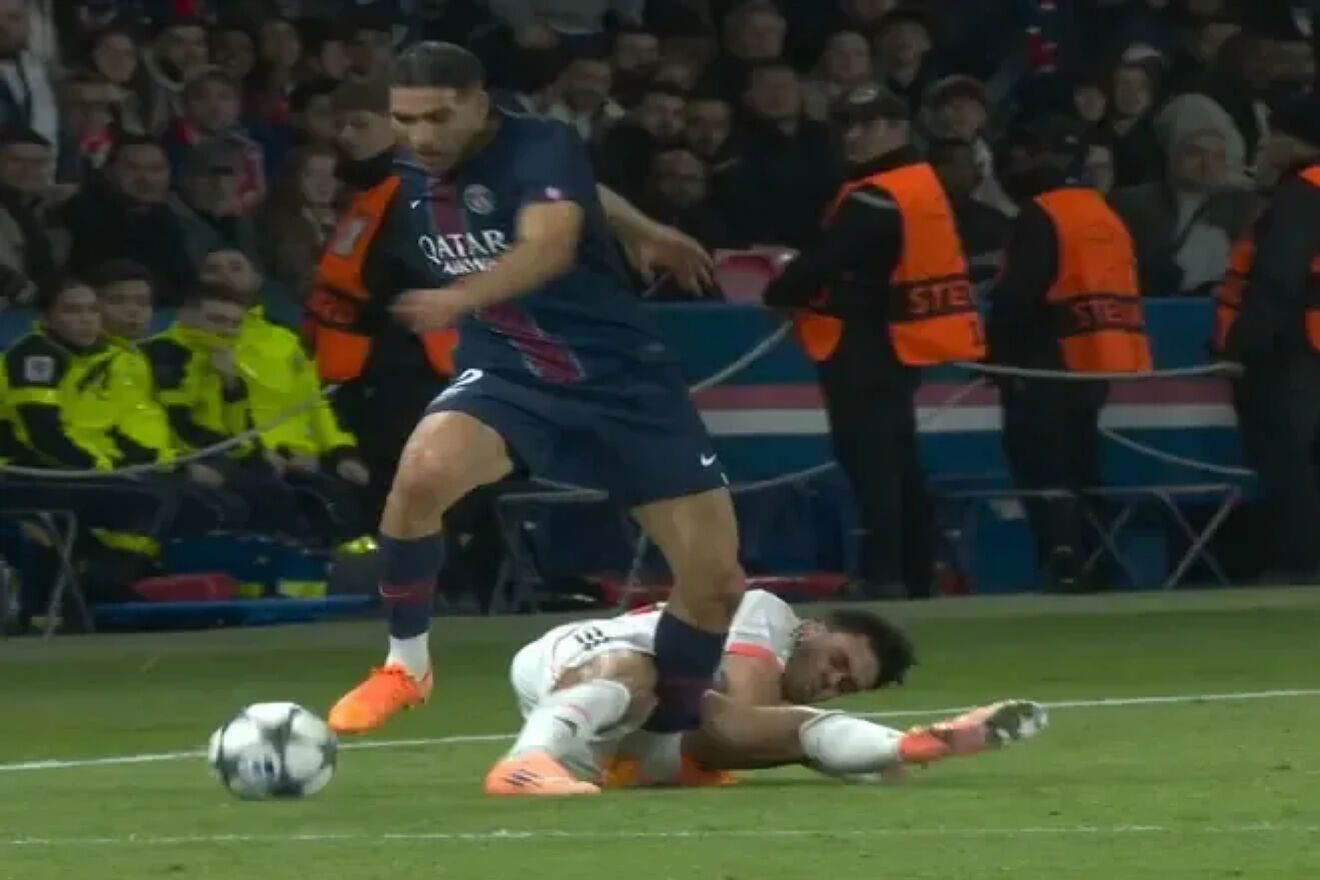 Worrying injury for Achraf Hakimi: he leaves limping and in tears ...