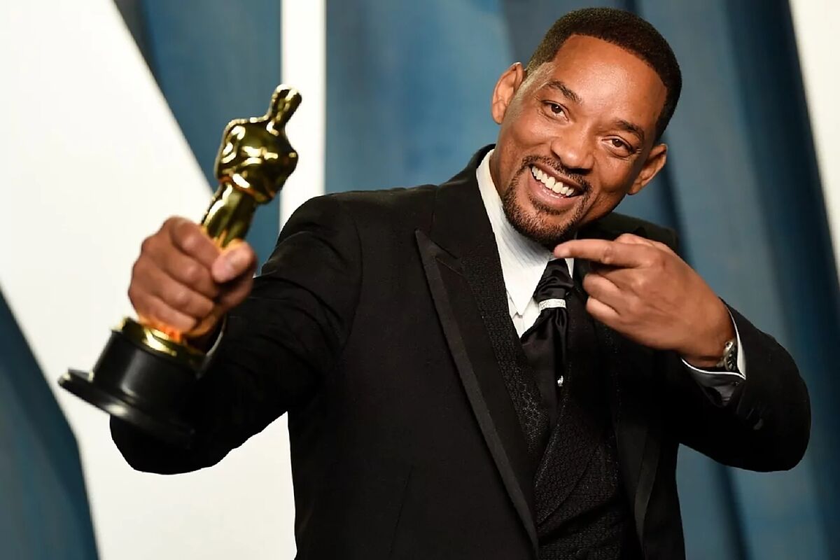 Will Smith takes dig at Oscars ban ahead of the ceremony with self ...