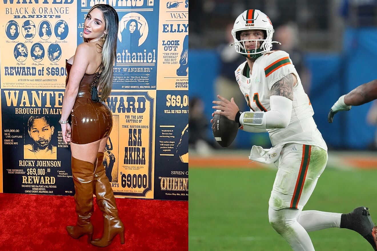 Carson Beck's unexpected superfan: Abella Danger goes viral with custom ...